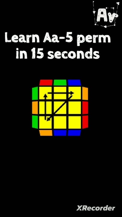 #fullpllcourse Learn Aa-5 perm in 15 seconds (regripless algorithm) - YouTube