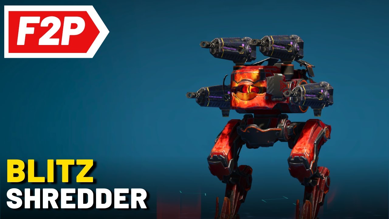 War Robots: Blitz Shredder Gameplay (No Commentary) - WR F2P - YouTube