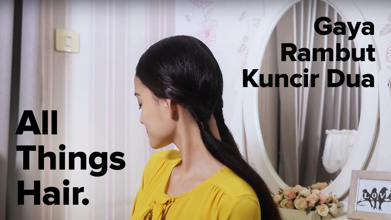 Gaya Rambut Kuncir Dua ala Nadya Aqilla - YouTube