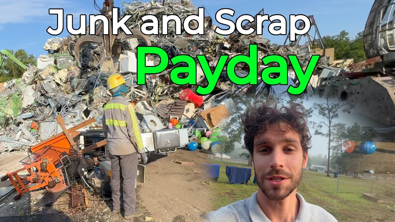 Scrap Metal PAYS MY BILLS | Big Scrap AND Junk Removal Day - YouTube