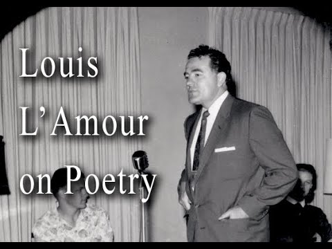 Louis L'Amour on Poetry Lecture - Part 1 - YouTube