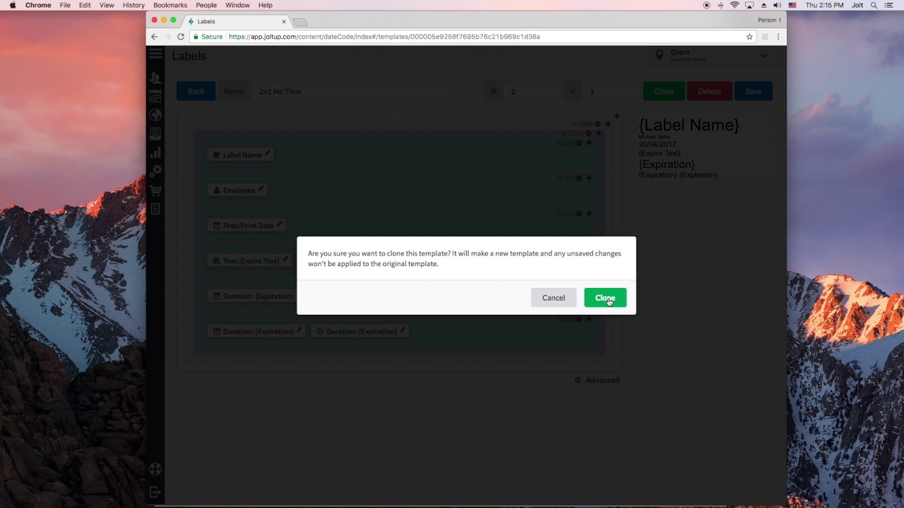 Cloning, Importing, and Exporting Label Templates (Advanced) - YouTube