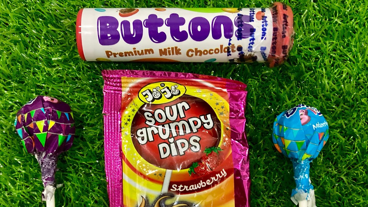 Oddly Satifying ASMR Video | Unpaking The Sour grumpy Dips ,Rainbow ...