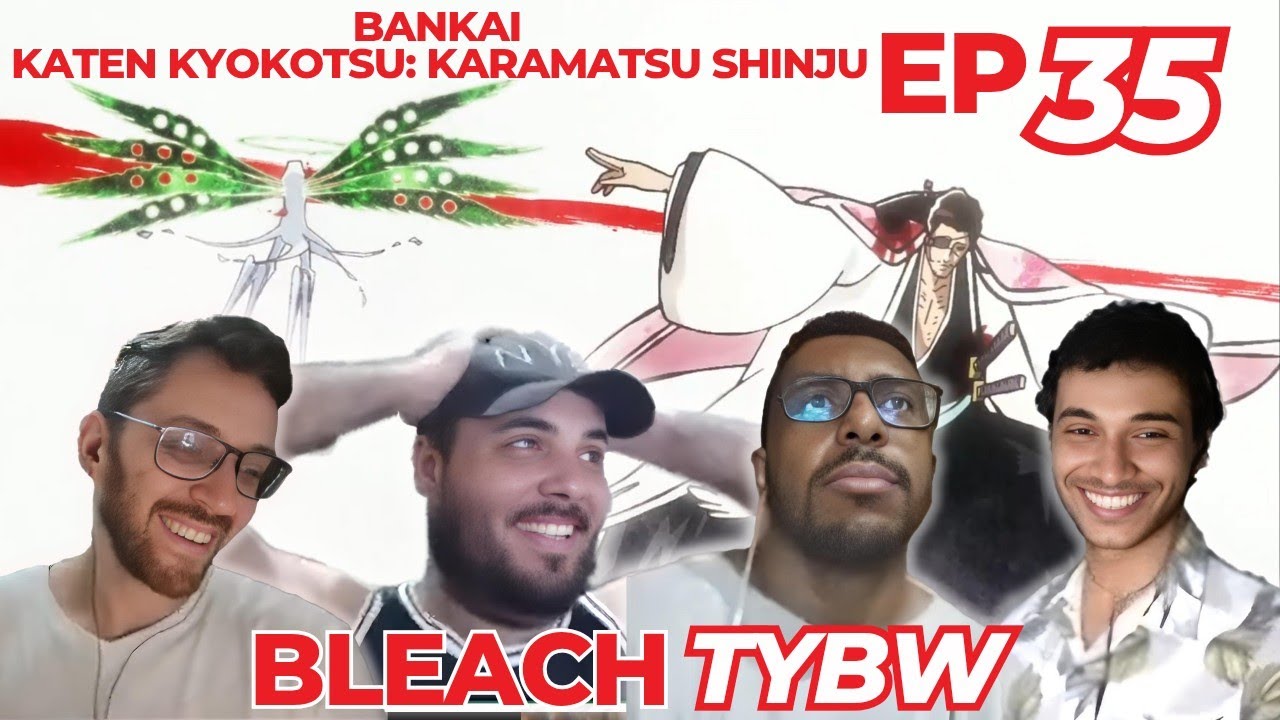 React BLEACH TYBW ep 35 / BANKAI DO KYORAKU vs Lille Barro - YouTube