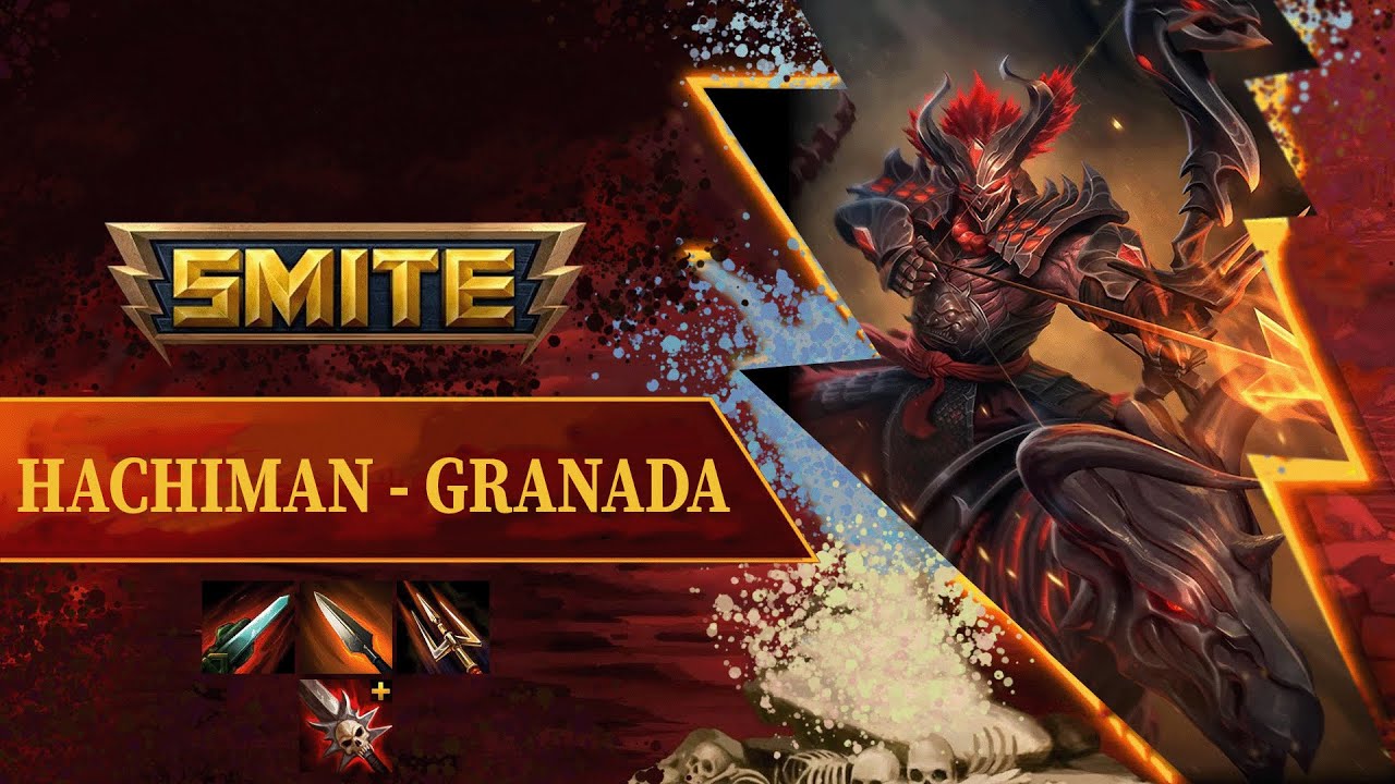 SMITE - " Famosa Build do Hachiman Granada !" - Hachiman ADC - Skin Oni ...