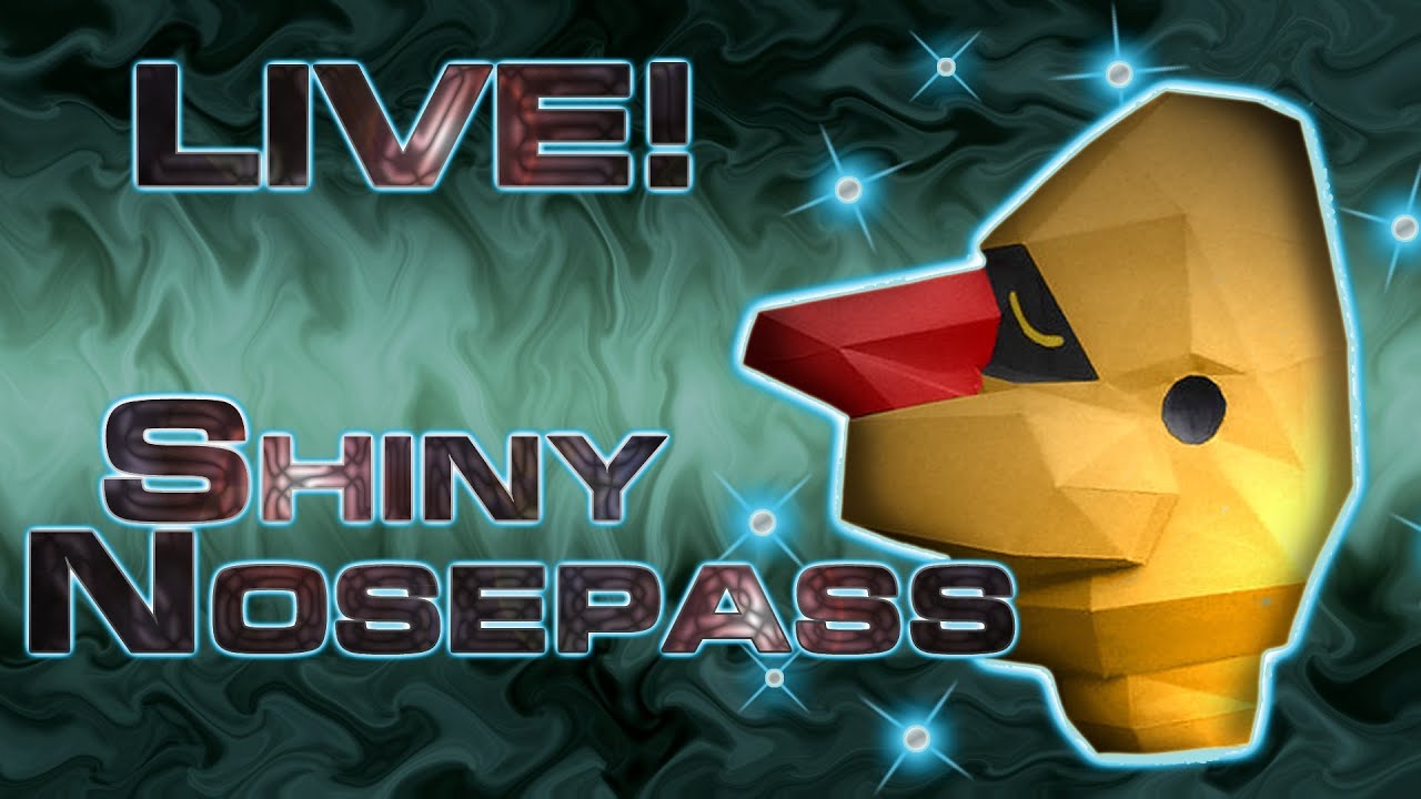 [Live] Shiny Nosepass After 7,822 REs! (Pokémon X BQ#3!) - YouTube