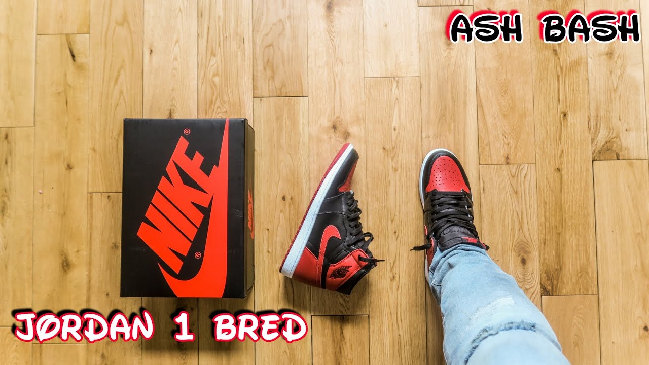 Air Jordan 1 BRED | Banned ? | 2016 | Ash Bash - YouTube