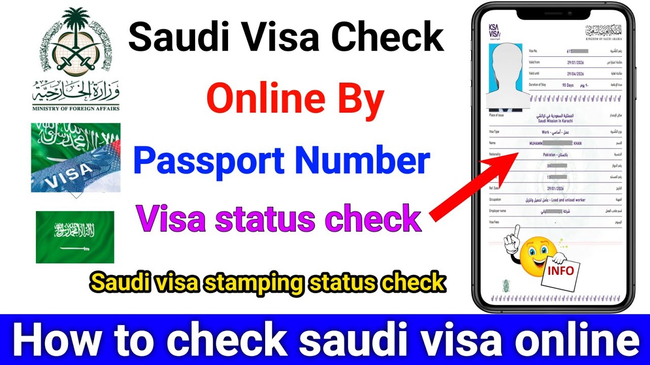 Saudi arabia visa check by passport number | How to check saudi visa ...