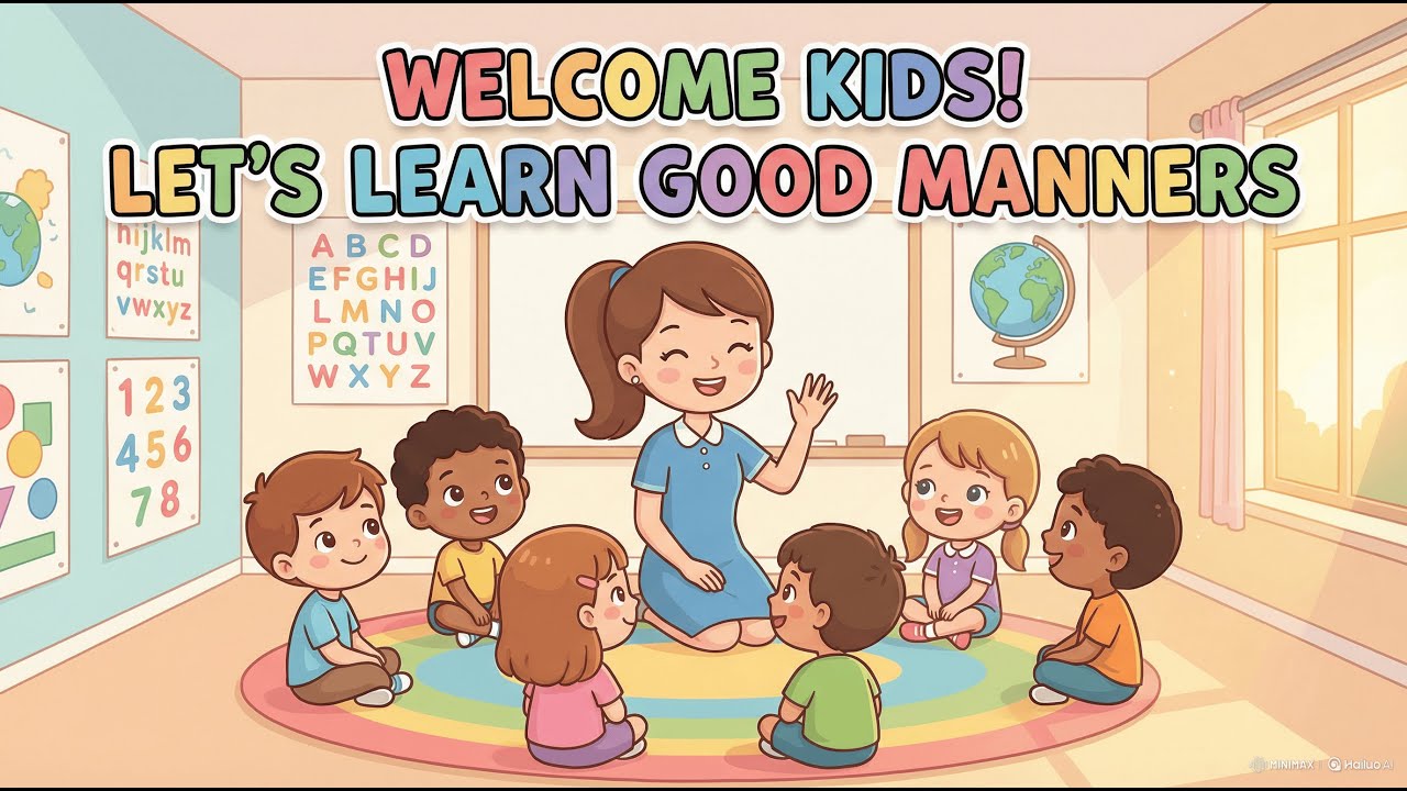 Good Manners for Children | Learn & Play QUIZ | Smart Kids Learning ...