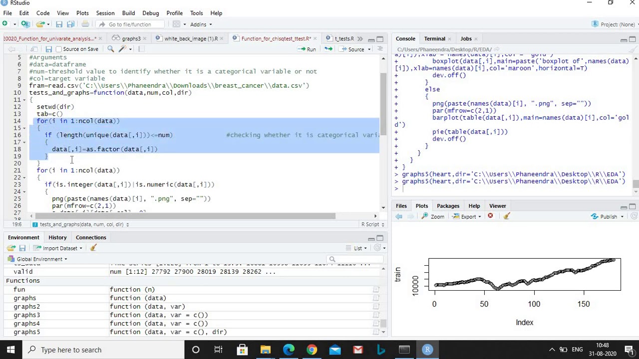 chisq-test and t-test in R - YouTube
