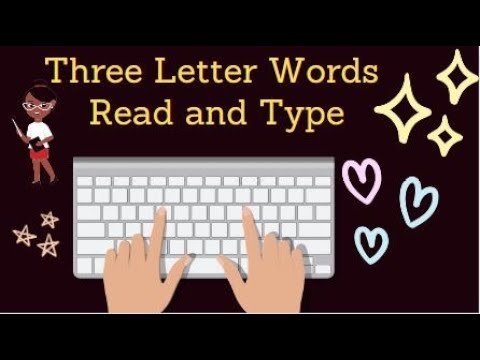 Can YOU Beat the Timer? 3-Letter Words: Read and Type - YouTube