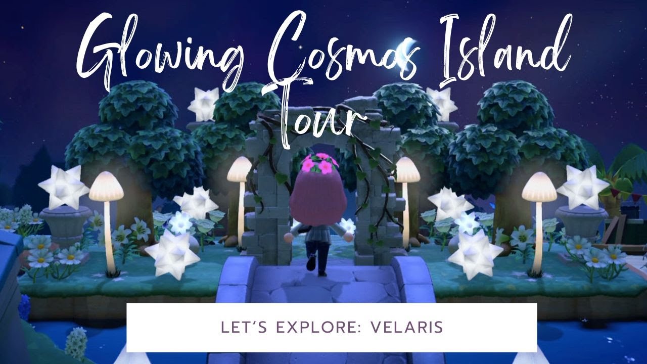 Touring a Glowing Cosmos Island! | Animal Crossing New Horizons - YouTube