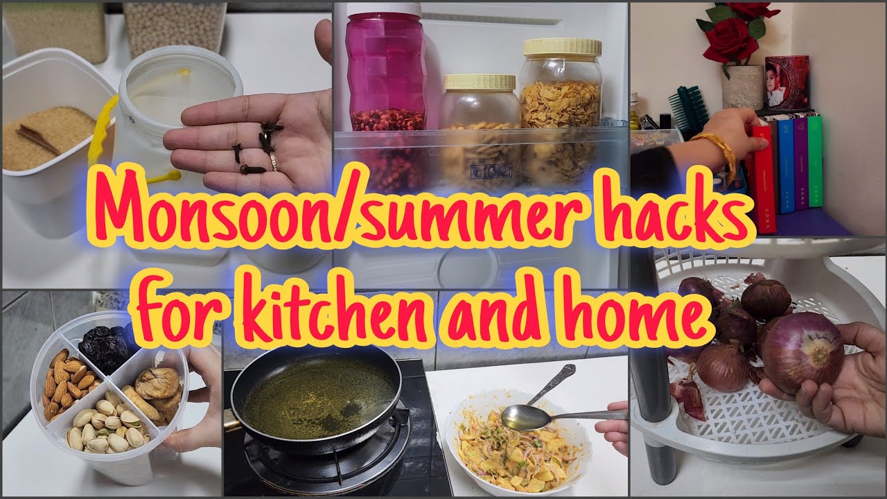 Monsoon Hacks For Home & Kitchen | Monsoon Kitchen Hacks|Monsoon Home Tips #tips - YouTube