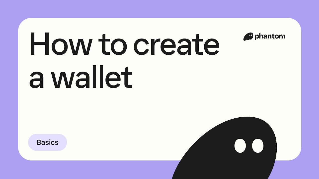 How to create a crypto wallet with Phantom - YouTube