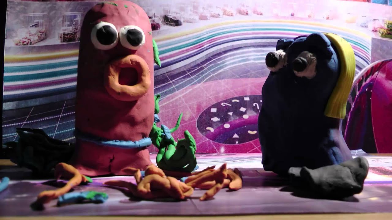 Claymation Exercise: Hines Beans and a Savaloy - YouTube