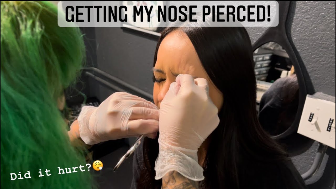 Getting My Nose Pierced Experience Dramatic Youtube