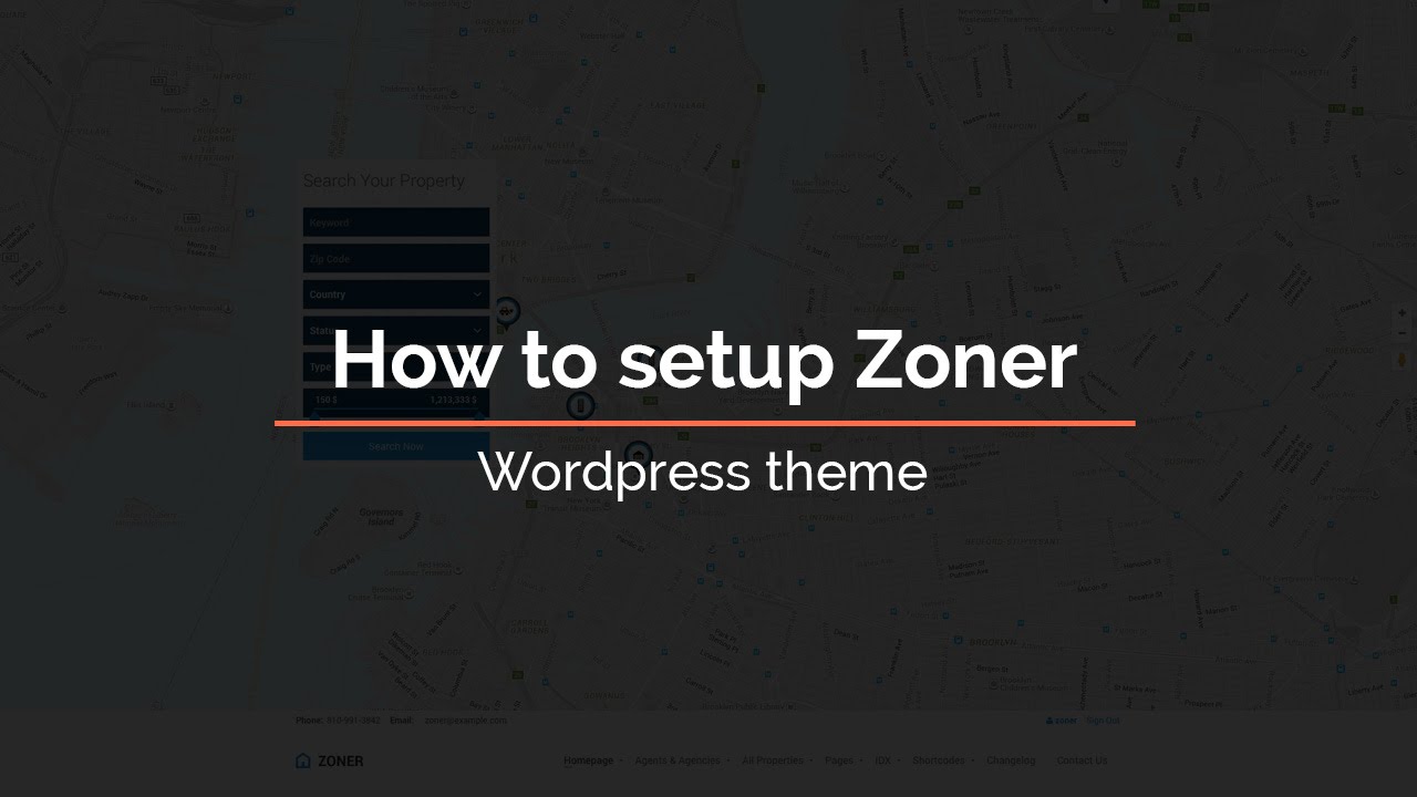 How to setup Zoner - WordPress theme - YouTube