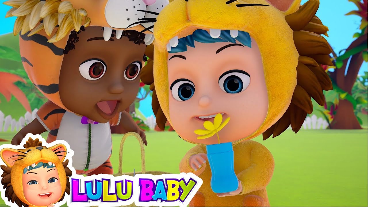 LuLu Learn Colors with Milk Bottle Funny Cartoon For Kids Kinderlieder ...