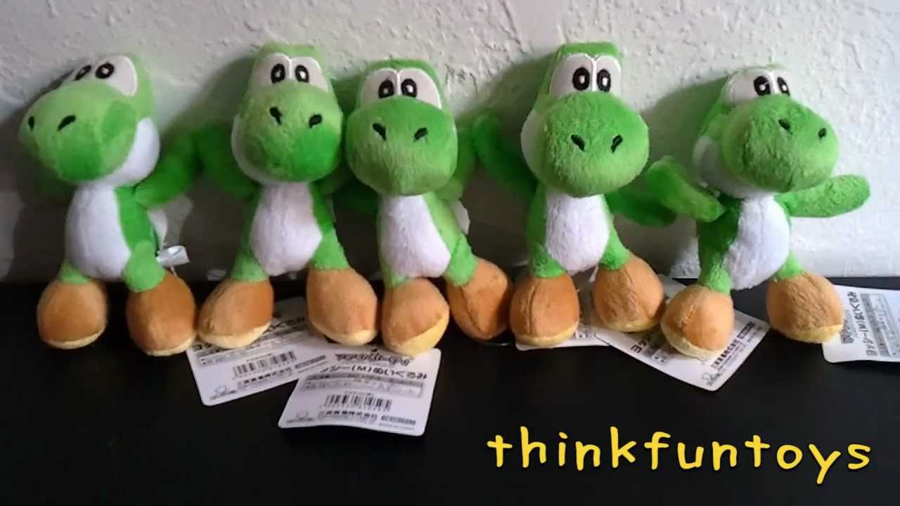 Super Mario Yoshi Plush Doll Keychain - YouTube