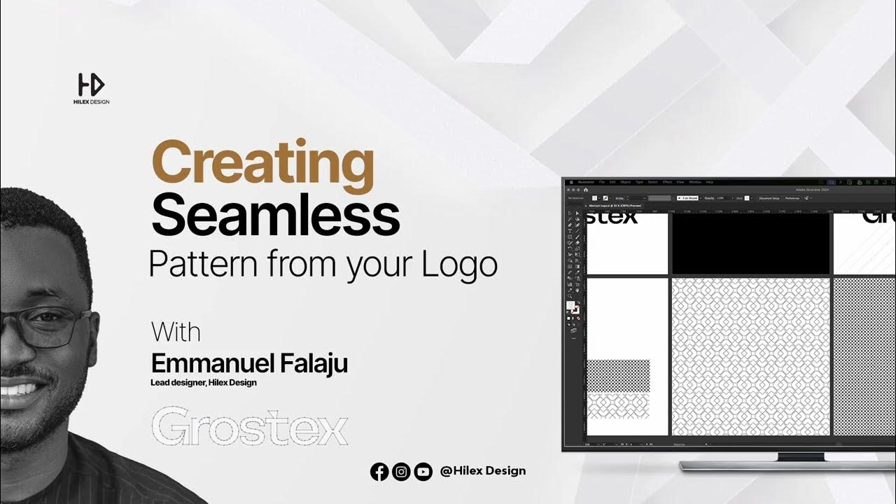 Creating Seamless Patterns from your Logo - YouTube