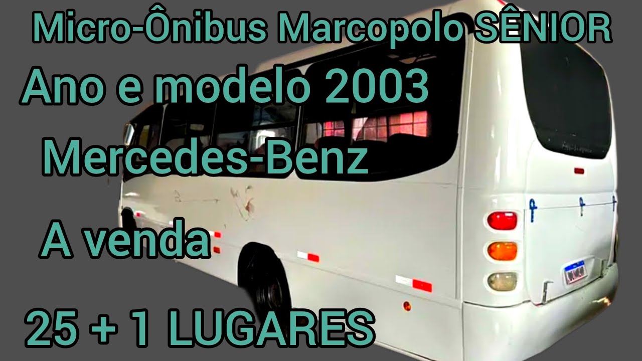 BORA CONFERIR ESTE MICRO-ÔNIBUS MARCOPOLO SÊNIOR ANO 2003 A VENDA NO ...