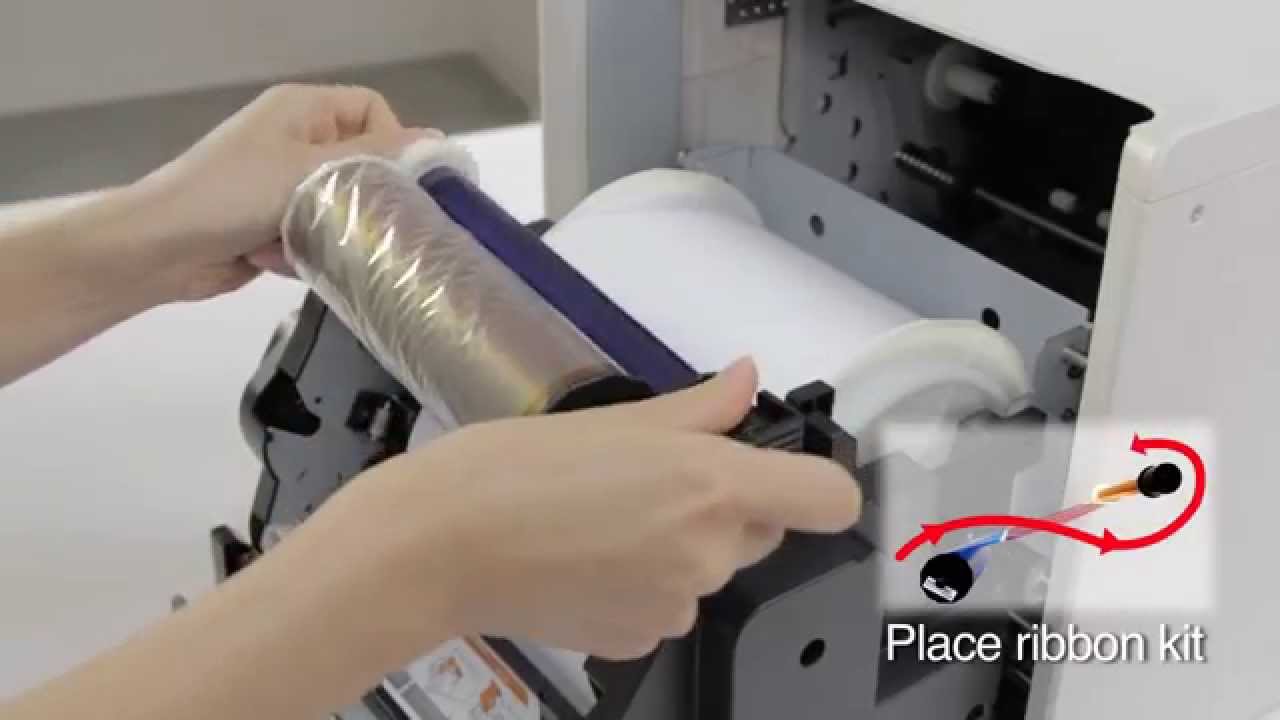 P520L Ribbon & Paper installation (色帶與相紙更換安裝) - YouTube