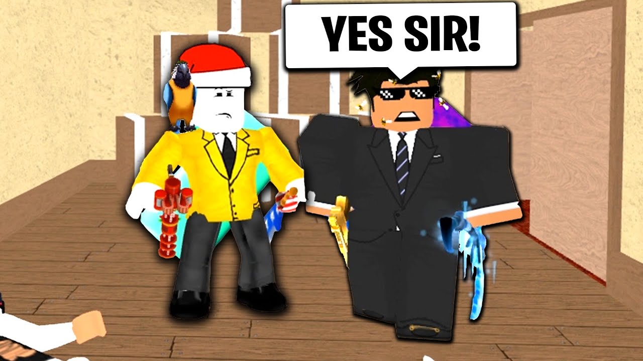 ROBLOX MURDER MYSTERY 2 BODYGUARD.. AGAIN... - YouTube