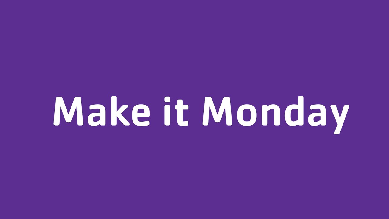 Make it Monday - Week 5 - YouTube
