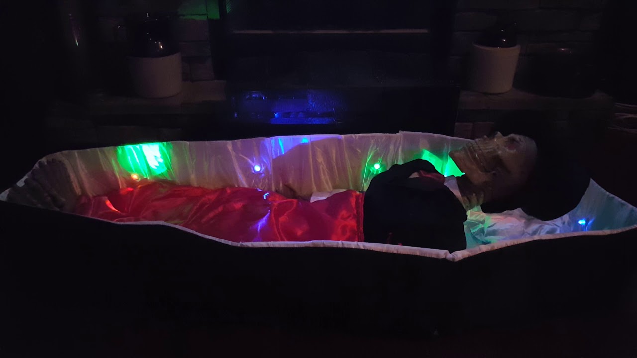 Animated Skeleton Coffin - YouTube