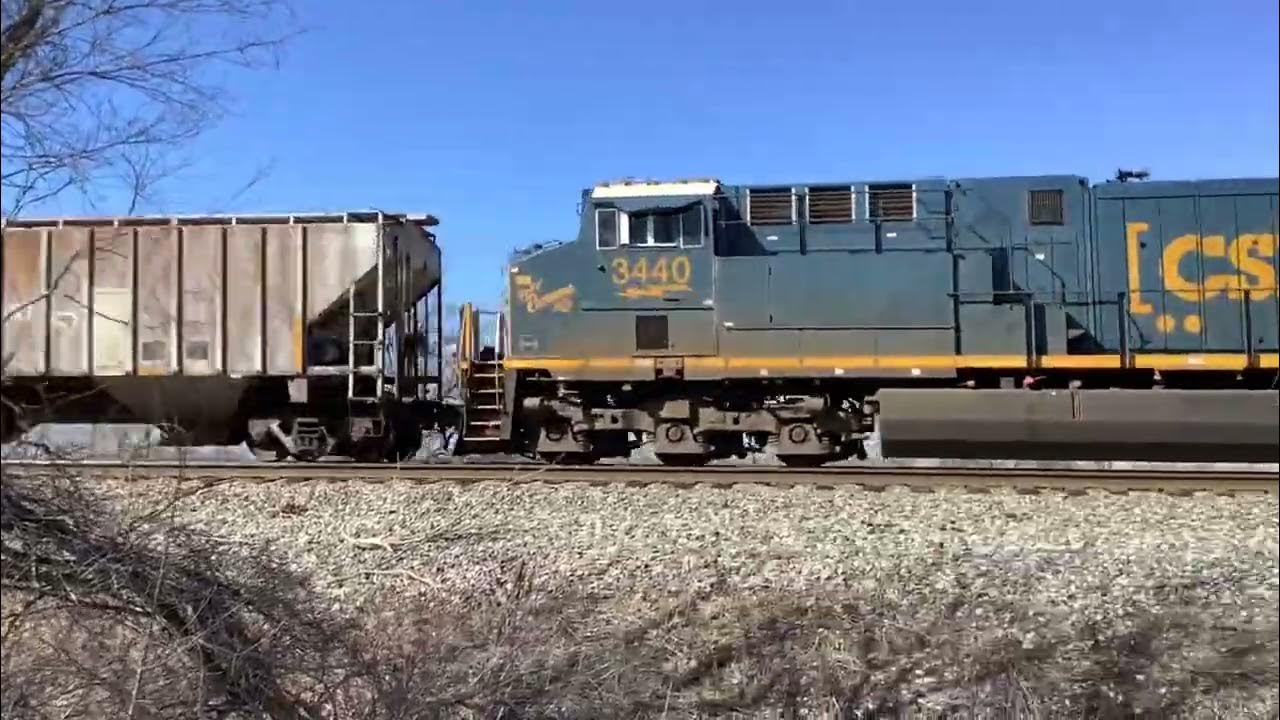 CSX 3440 trailing on the Garrett Sub!!! - YouTube