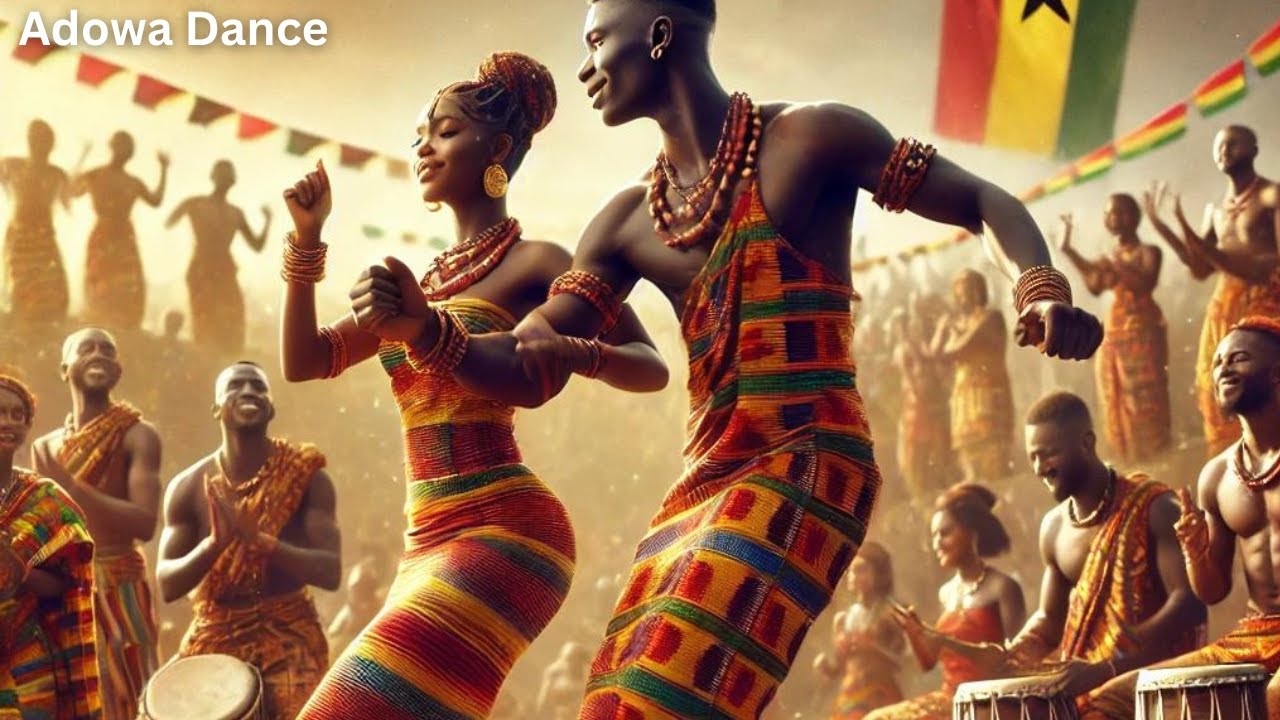 Watch How They Danced Cultural and Historical Adowa in Ghana - YouTube