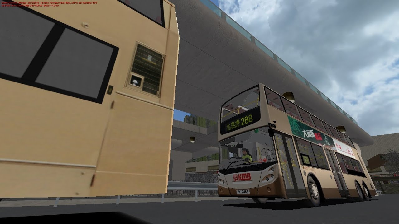 OMSI 2 KMB 288 水泉澳 - 沙田市中心 - YouTube