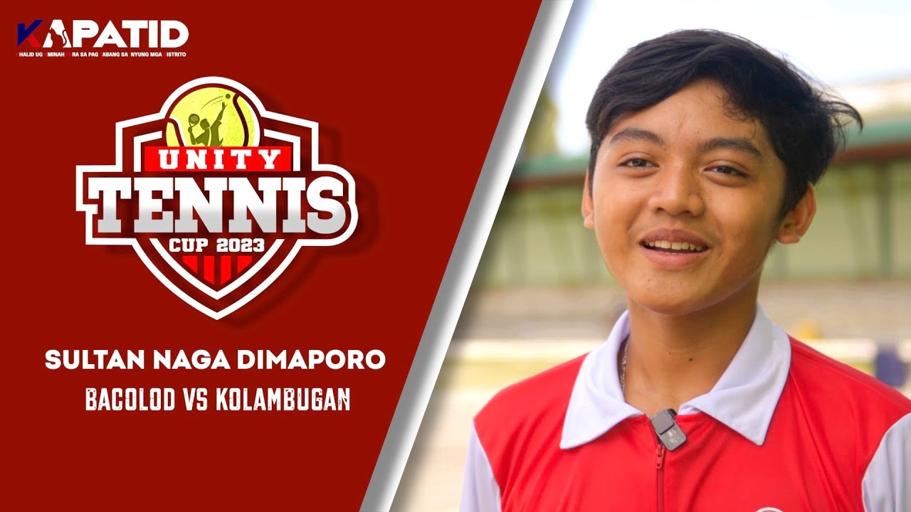 Unity Tennis Cup 2023 | Sultan Naga Dimaporo, Lanao del Norte - YouTube