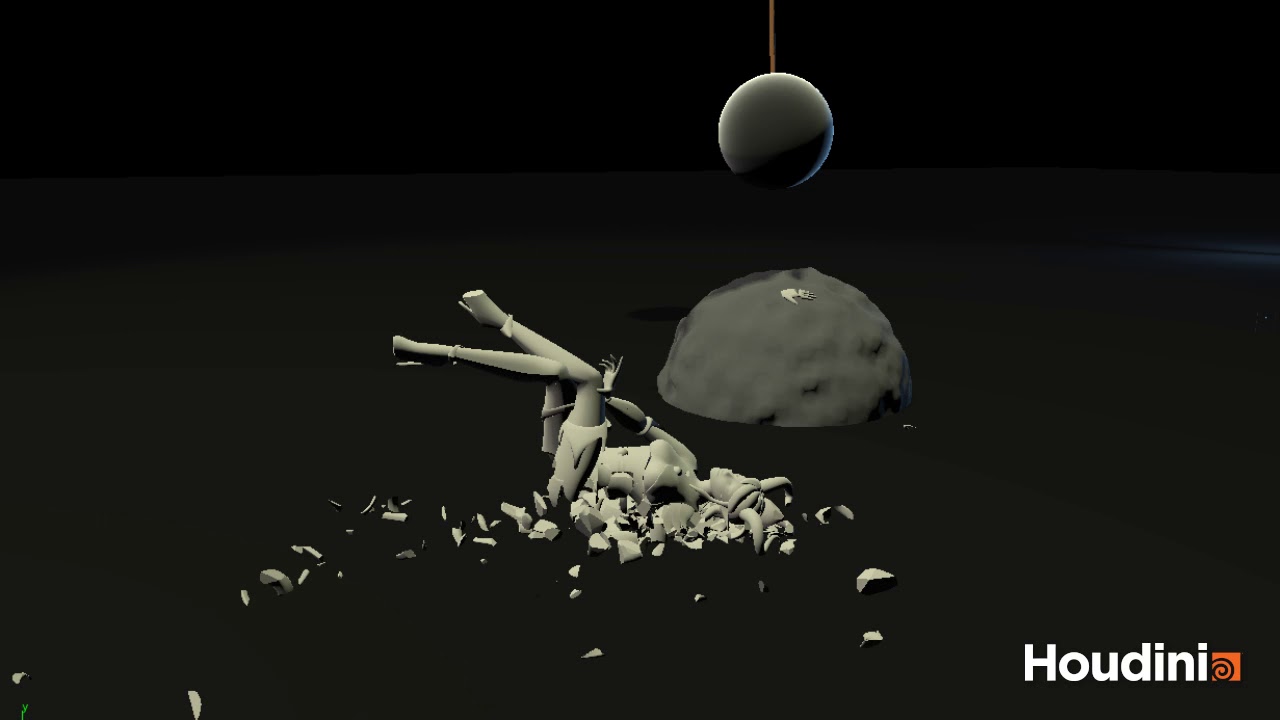 Rigid Body - Statue Destruction Simulation - YouTube