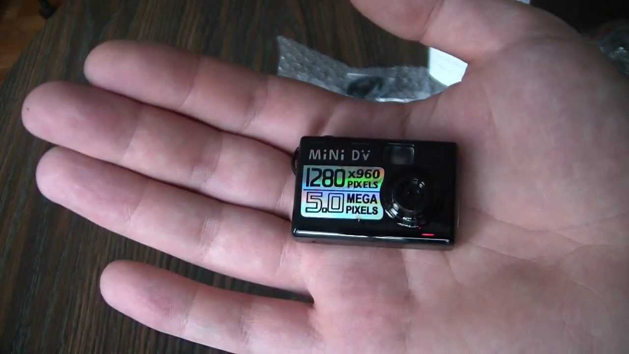 The World's Smallest 5MP MiniDV Digital Video Camera Unboxing - YouTube