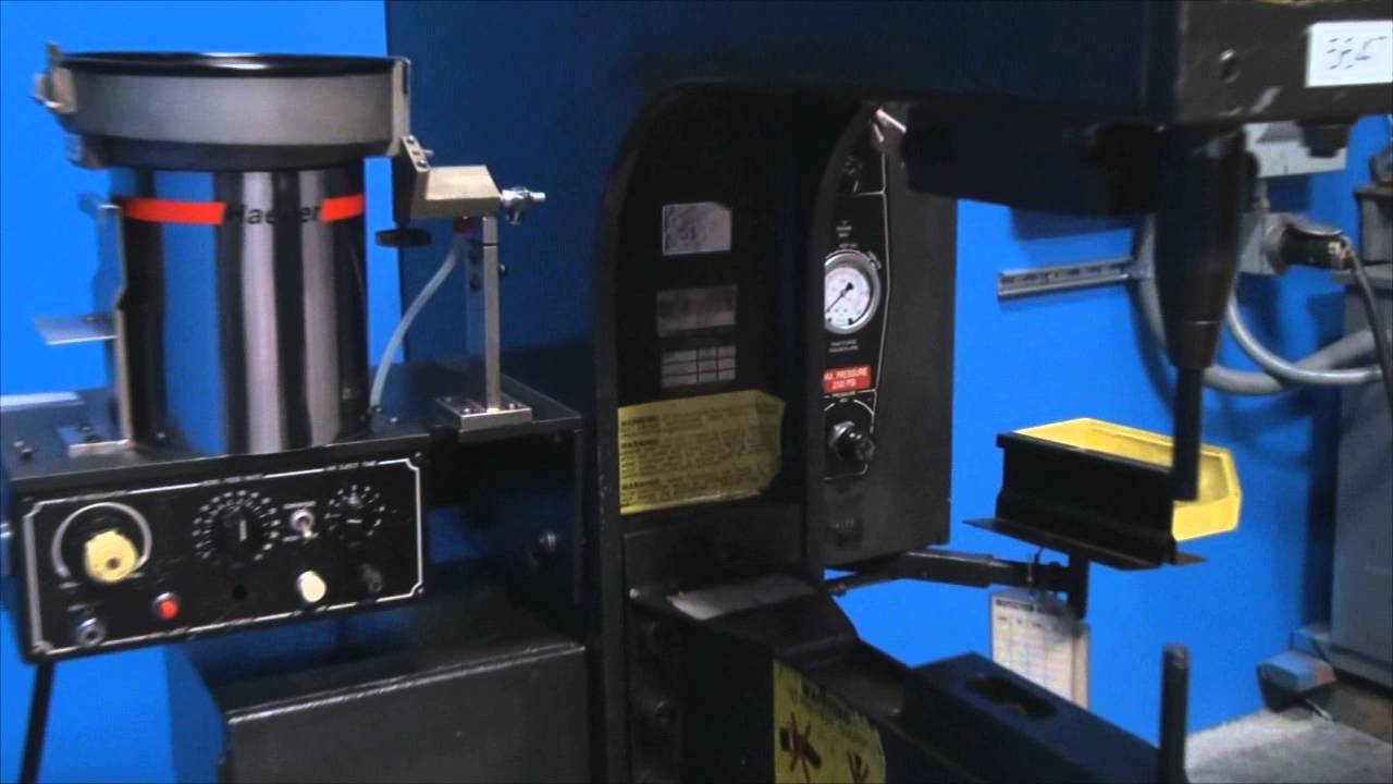Haeger Insertion Press - YouTube