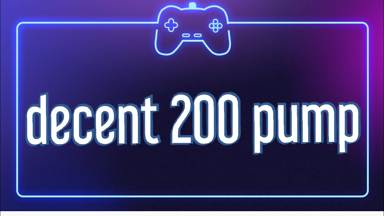 200 pump - YouTube