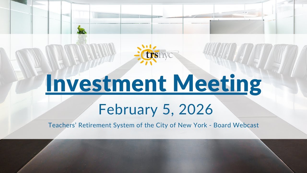 TRS Investment Meeting - February 5, 2026 - YouTube