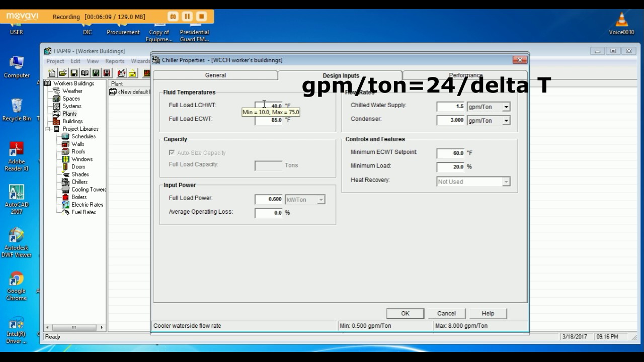 hap tutorial 2, Chiller plant - YouTube