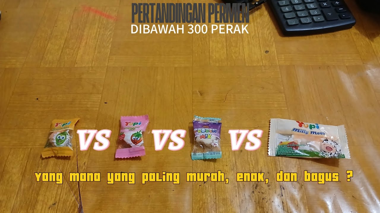 MEMBANDINGKAN PERMEN DARI BERBAGAI RASA, DAN MEREK !!! - YouTube