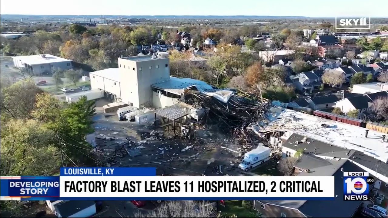 11 workers injured in Kentucky factory explosion - YouTube