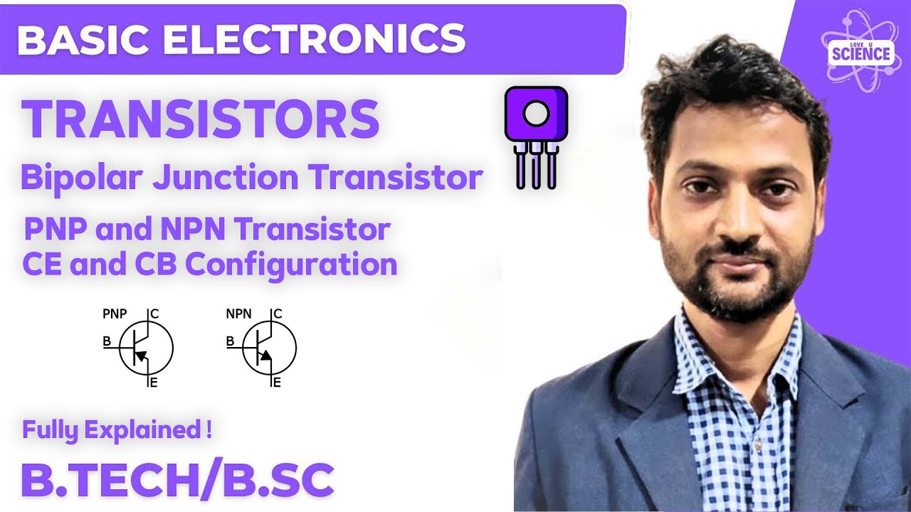 Basic Electronics: First Year | PNP and NPN Transistor | CE and CB ...