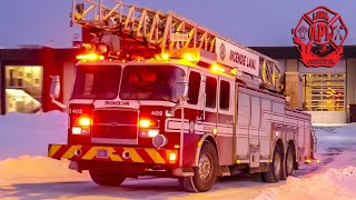 Laval | Laval Fire Department (SIL) Ladder 402 Responds From Station 2 ...