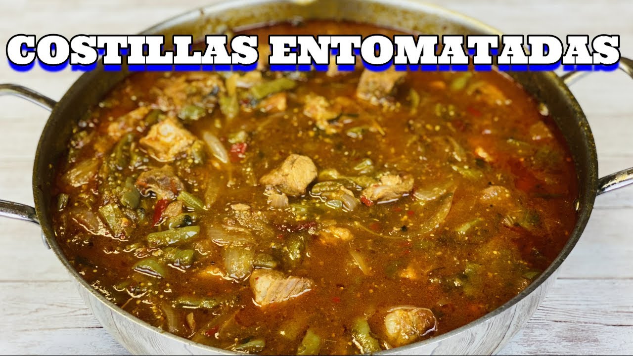 COSTILLAS EN SALSA ENTOMATADA FACIL Y RAPIDA //COCINA Y MAS CON ARMIDA ...