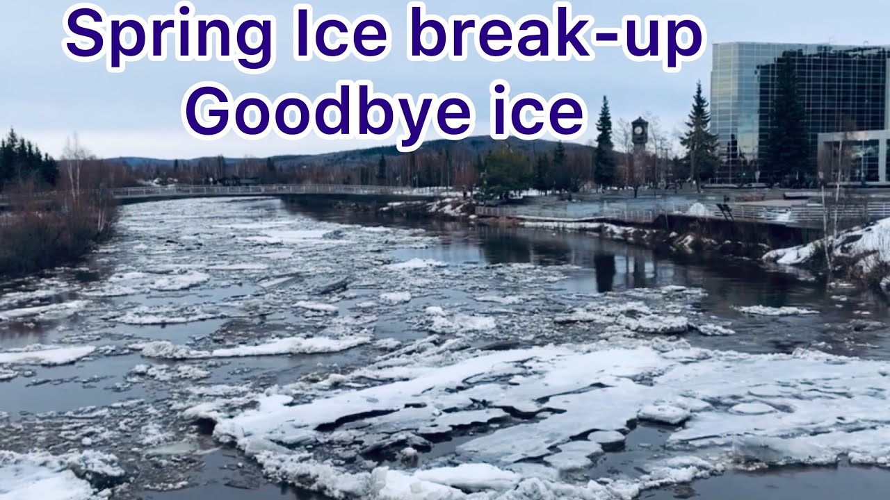 Ice Break-up in Chena River and Tanana River - YouTube