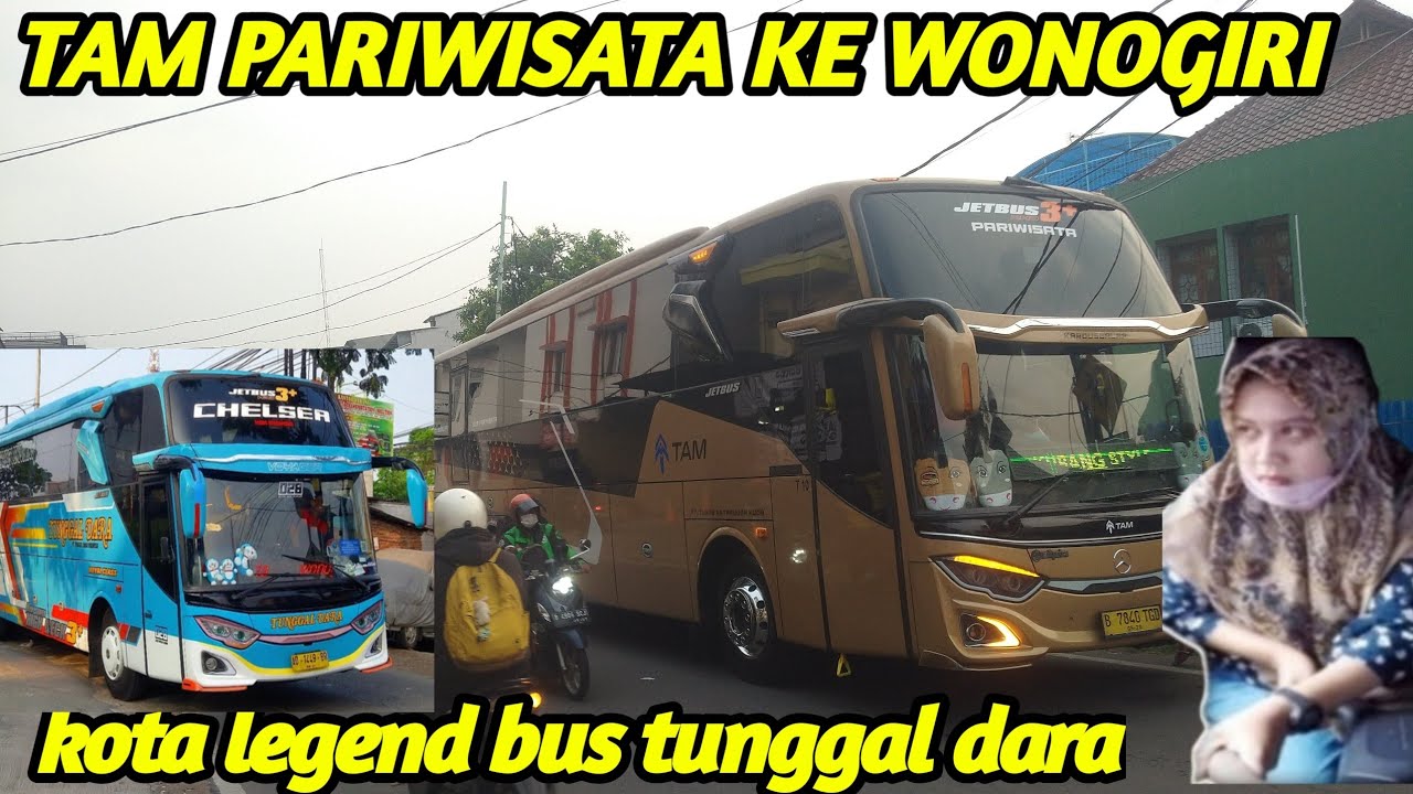 BUS TAM PARIWISATA DI CARTER KE WONOGIRI KOTA LEGEND BUS TUNGGAL DARA@deglengjarum4369 - YouTube