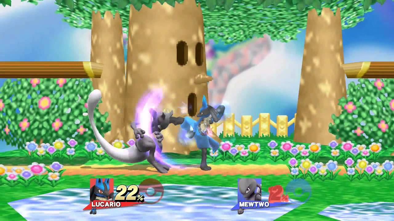 Mewtwo vs Lucario / SSB4 - YouTube