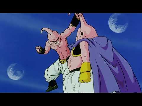 DBZ Kid Buu beat the hell out of Majin Buu