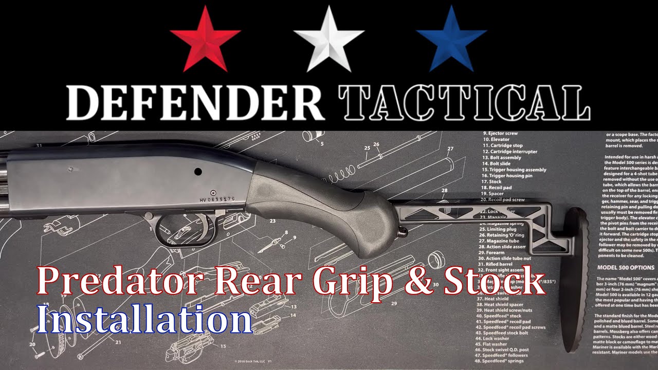 Predator Grip & QuickStock Install - YouTube