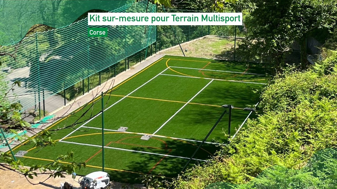 PRODUITS : le kit sur-mesure pour Terrain Multisport - YouTube